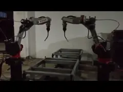 Multi welding robots collaborative welding for stainless steel