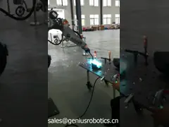 steel structure welding by robot