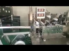 Single Sheet Wet Wipe Packing Machine Auto PLC Control