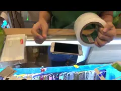China 55mm - 90mm Width PE Film Tape RITIAN LCD Screen Glass remove dust protection film for sale