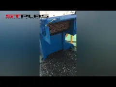 China Less Vibration Plastic Shredder With Double / Single Axis Compact Structure for sale