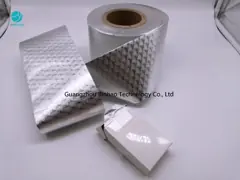 Embossing silver aluminium foil paper from China Binhao