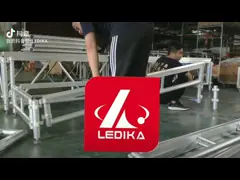 Portable Aluminum Stage Plattorm Simple Assemble Adjustable