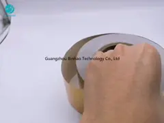 Glossy gold aluminium foil paper in high quality standard