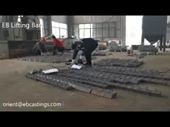 HRC32-43 Pearlite CrMo Alloy Steel Lifting Bar,Mine SAG Lifter Bars