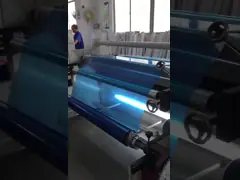 China Blue PE / PVC Protective Film Medium Adhesion Wrapping Tape For Packaging Metal Stainless Steer for sale
