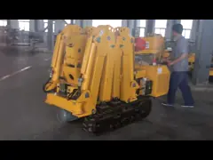 5 Ton Self - Erecting Mini Spider Crane / Small Crawler Crane With Remote Control