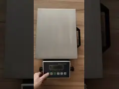 Bluetooth Portable Platform Scale Stainless Steel Green LED