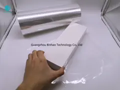 8% shrinkage BOPP film wrap for cigarette outer box