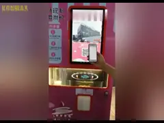 Maquina de venta de helados suave 56 sabores Kontrolle in Echtzeit