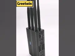 6개의 안테나는 휴대용 고성능 3G 4G LTE 커뮤니케이션 휴대전화 방해기를 검게 합니다