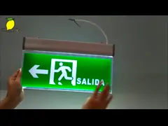 luz de salida de emergencia 01