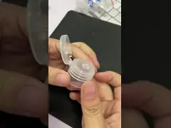 PP Plastic Flip Cap Flat Round 89*139mm For Bottles Screw Cap