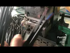 Conector electrónico del cable 3.5m m del audio RCA de la haz de cables estérea del coche