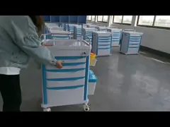 Mobile Medical Cart Trolley Drug Trolley For Laptop Dialysis