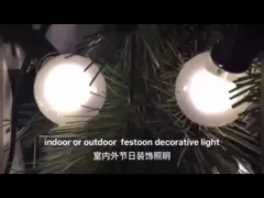 China 25ft Outdoor Decorative String Lighting G40 Led String Lights 20000 Hrs Life for sale