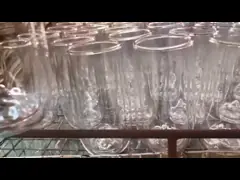 Mountain Bottom Shaped Double Wall Glass Cup