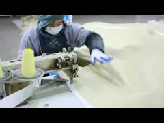 the seam process of suntex fire curtains