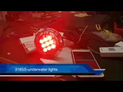 China RGBW Music Changing 316SUS 12Volt Boat led under water bulb lighting for Yacht for sale