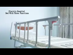 Electronic Powder Coated Medical Hospital Beds Steel Frame