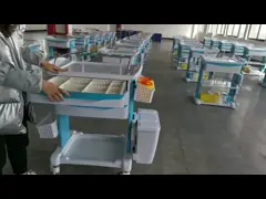 Multi-Function ABS Medicine Trolley Cart With Drawers