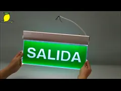 señal de salida de emergencia lignt 02