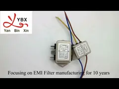 China 10A DC Line Noise Filter , Plug In Video Active Power Filter Metal Case for sale