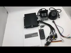 4CH se doblan el video digital 1080P GPS WIFI 4G MDVR de las ranuras SD con VGA, RJ45, intercomunicador