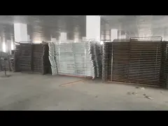 Hot Galvanized Plywood Greenhouse Flower Carts Customized Trolley For Transport