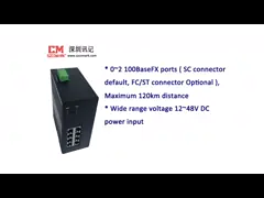 Protocollo industriale non gestito del commutatore IEEE802.3 IEEE802.3u di Ethernet del porto del bene durevole otto