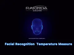 RGB Infrared 1.0m AI Face Recognition Temperature Measurement Terminal
