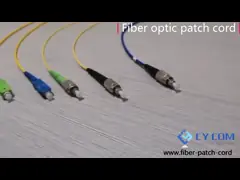 China 1, 2, 3 meter or customized PC, UPC, APC LC SM Fiber Optic Patch Cord ≥45 dB return loss for sale