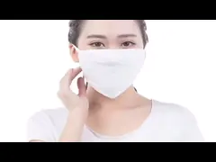 PM2.5 Breathable Soft White Unisex Anti - Dust Washable Pure Cotton Face Mask