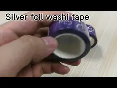 Silver foil washi tape