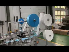 Fully Automatic Non Woven 3 ply blank Disposable earloop Face Mask Making Machine