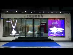P3.91 투명한 지도된 스크린 이동하는 메시지 표시 표시 높은 광도 1920HZ