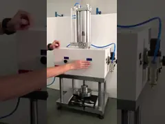 China 1 Ton 2 Ton 3 Ton Dumbbell Tensile Test Sample Cutter , Pneumatic Plastic Rubber Specimen Making Machine for sale
