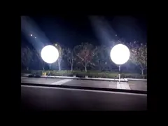 China Advertising Inflatable Lighting Decoration  , LED RGB Inflatable Pool Lights Balloon Water Floating for sale