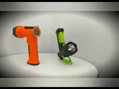 600 Meters Rechargeable LED Spotlight 800 Lumen Portable Pistol Grip 3.5-4.5 Hours