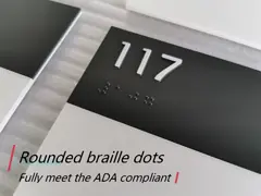 Indicadores ADA en écriture en aveugle avec personnalisateur