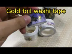 Gold foil washi tape
