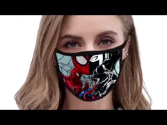 3D European Print Pattern Cloth Washable Face Mask Resuable Unisex Funny Face Mask