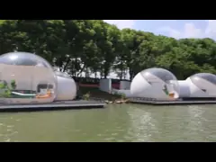 China Inflatable Bubble Show Ball Inflatable Red Bubble Tent For Display 2M D Inflatable Bubble Camping Tent for sale