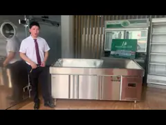 good quality fish display counter for supermarket fish counter