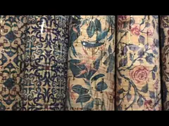 Printed cork fabric