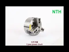 N-200 A 3 jaw through hole power chuck (adapter included)