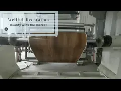 PVC decorative film rewinding