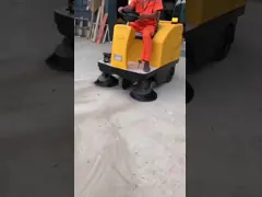 China Road Floor Sweeper Mechanical Sweeper Trucks High Pressure Cleaner 80L Dustbin Capacity for sale