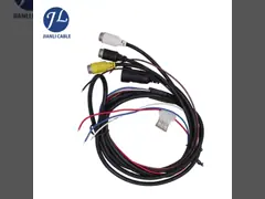 Customized 13 Pin Din Cable Extension Wire For Vehicle Rearview Backup System