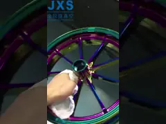 Aluminum Alloy Wheel Rainbow Color PVD Coating Machine Supplier